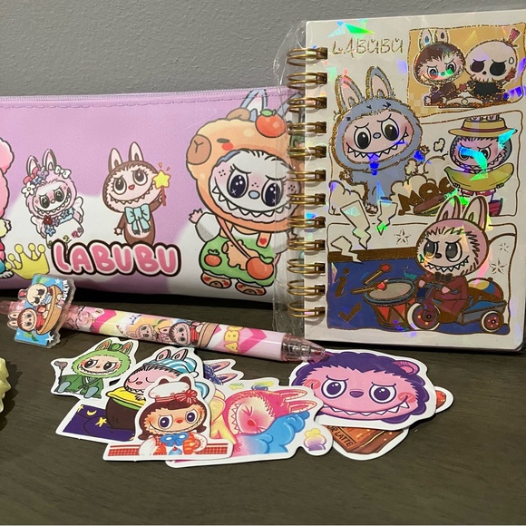 Accessories | Labubu Character Pencil Case And Accessories | Poshmark